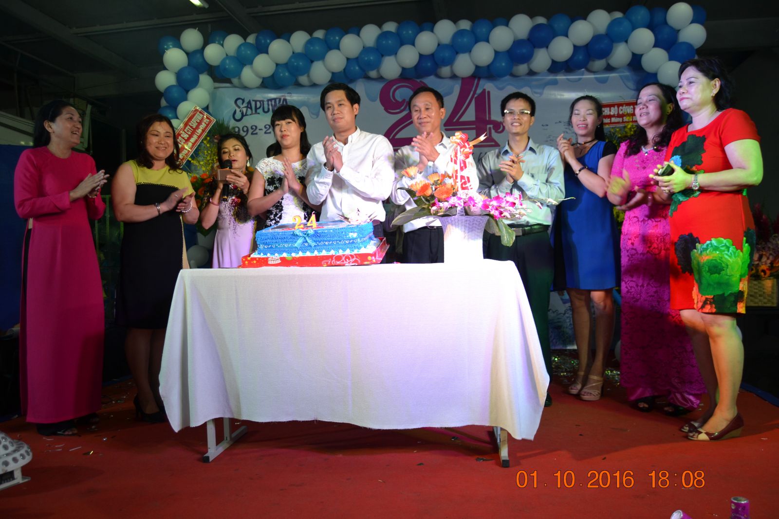 The warm 24th anniversary of founding Saigon Pure Water Limited ...