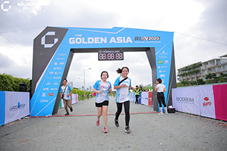 SAPUWA ĐỒNG HÀNH CÙNG GIẢI THE GOLDEN ASIA RUN 2023